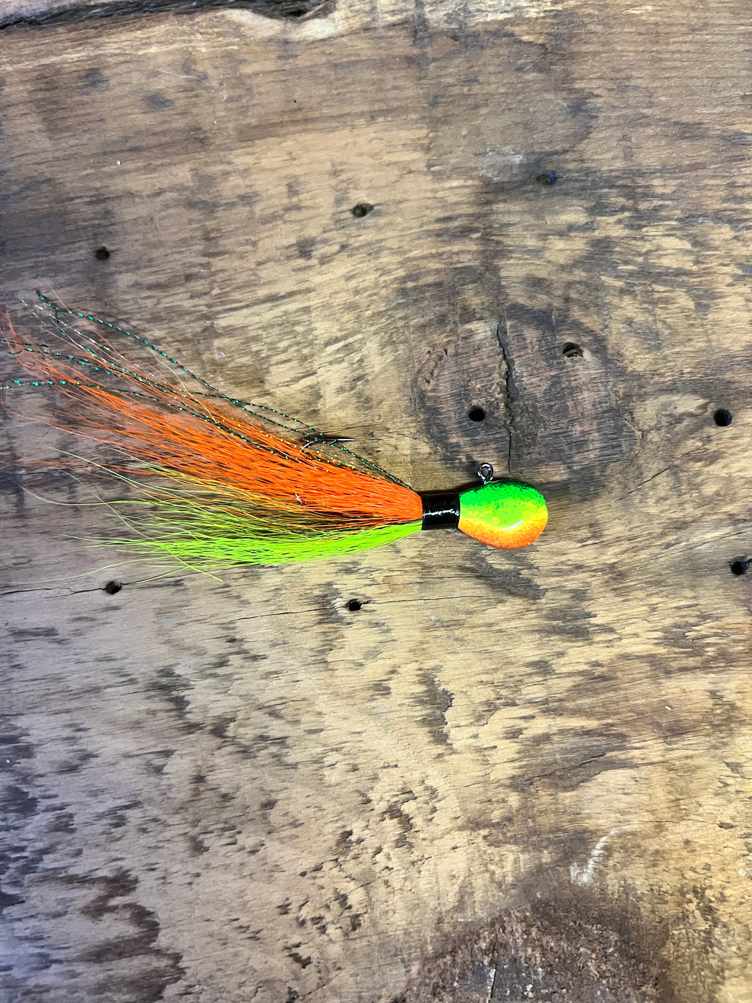 Fire Tiger - Hair Jig | J&M Jigs